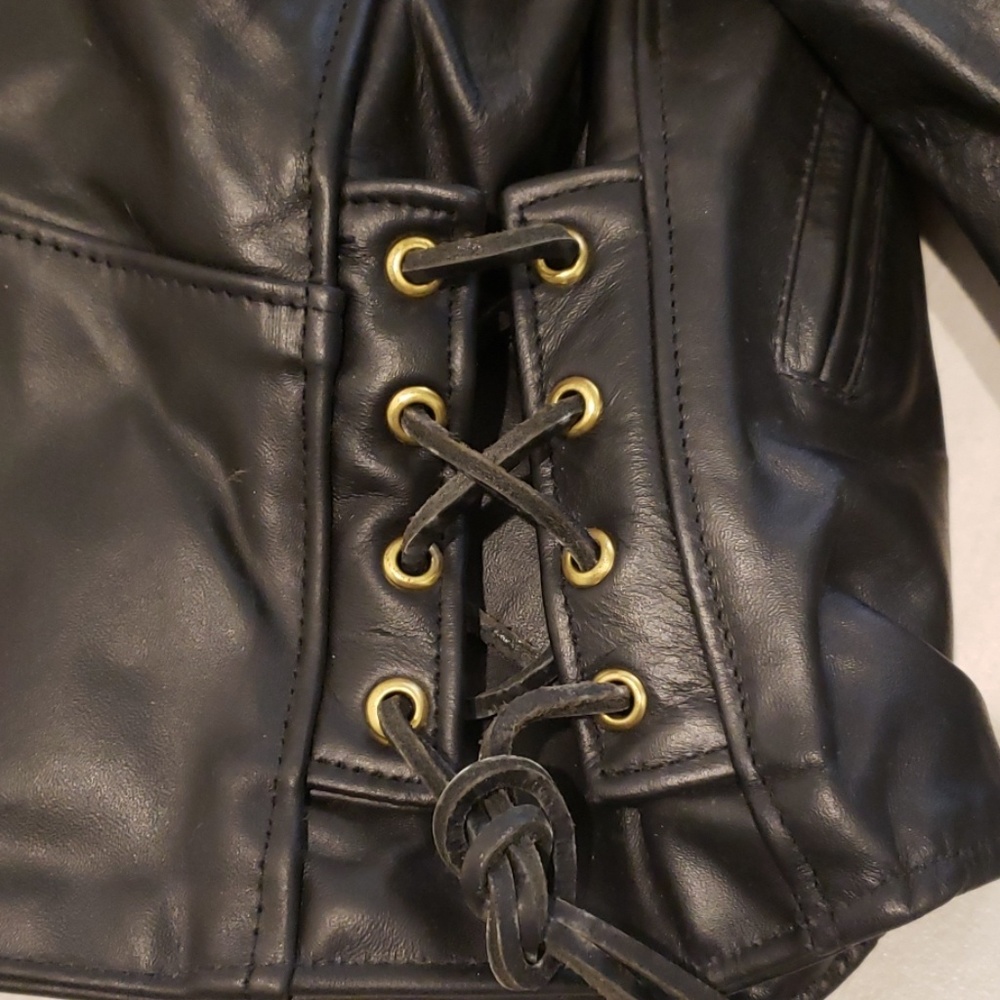 100% Premium Leather Bomber Motorcycle Jacket - Gem